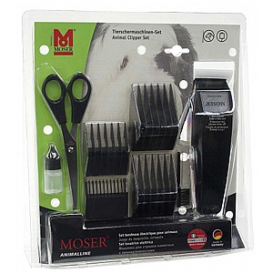 מכונת תספורת חשמלית לכלבים ובעלי חיים MOSER 1400 עם מספריים | מוצרי ...
