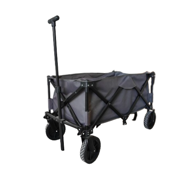 עגלת קמפינג קומפקטית ידית מתכווננת | קמפינג נופש ומחנאות | עגלות לים