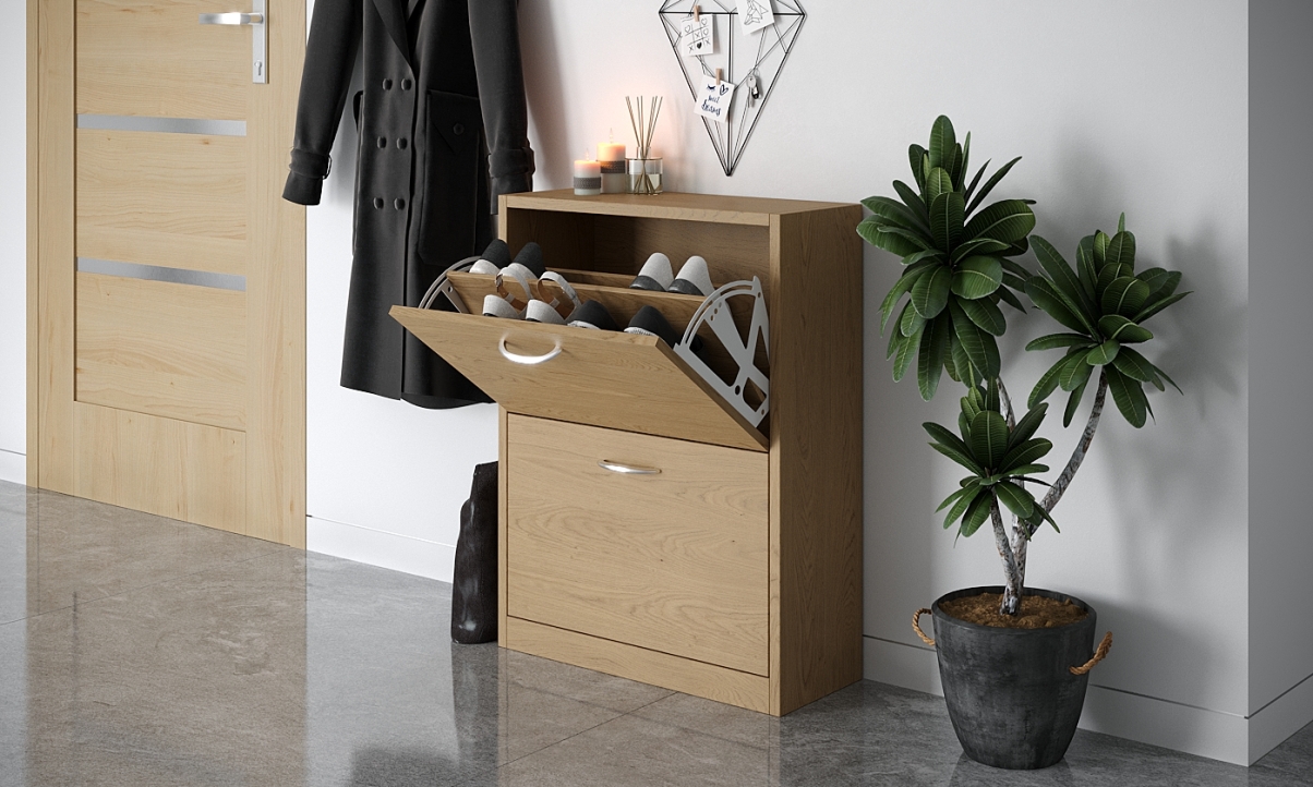 ארון נעליים דגם בריסל | פתרונות אחסון | ארונות נעליים